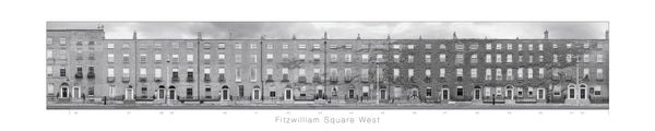 Fitzwilliam Square West - B&Wwith title and house numbers – ireland-in ...